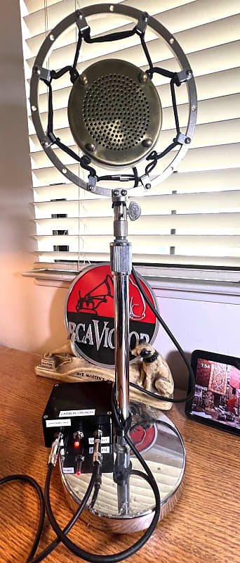 Super Rare 1930's PHILIPS 4210 Carbon Microphone, works, | Reverb