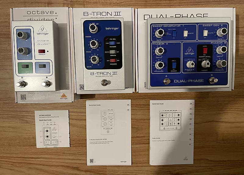 Behringer B-Tron III Dual-Phase Phaser Octave Divider Mutron | Reverb