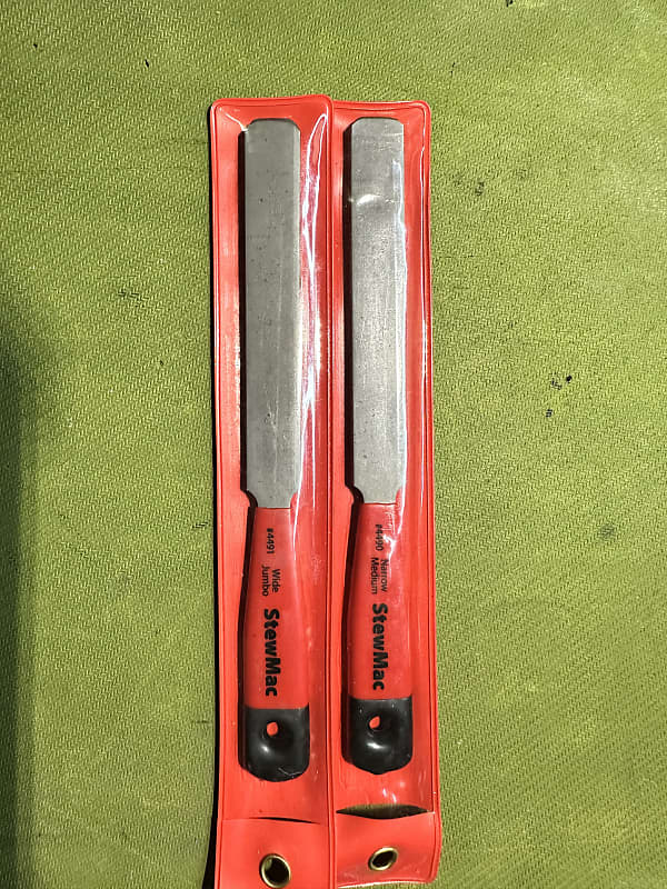 StewMac Double Edge Fret File Set | Reverb