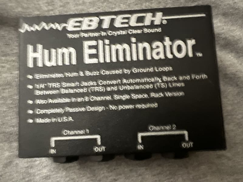 Ebtech Hum Eliminator | Reverb