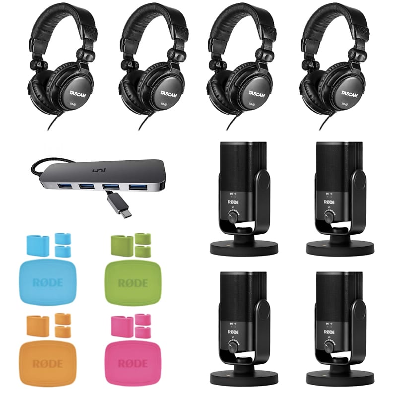 Rode NT-USB Mini USB Microphone Bundle with 4x Closed-Back | Reverb