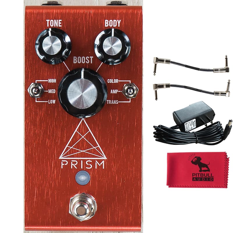 Jackson Audio Prism EQ / Preamp Pedal, Red w/ Power Supply, | Reverb
