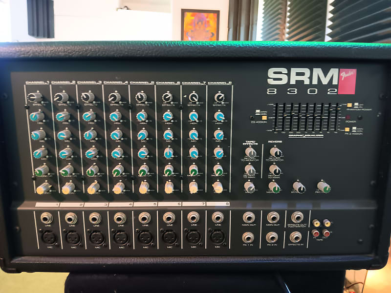 Fender Power mixer 1999 - Black | Reverb