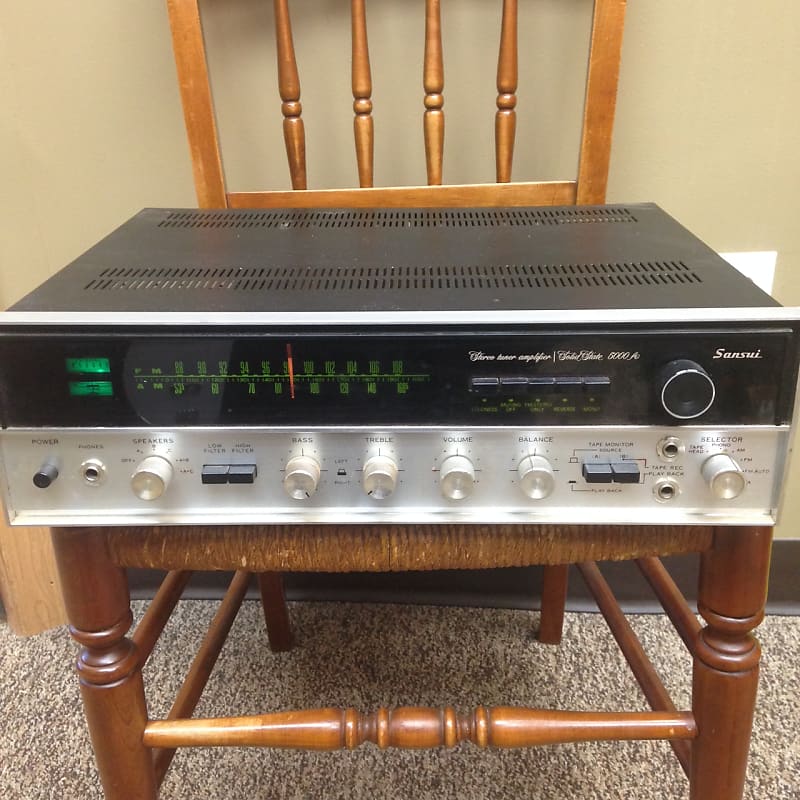 Sansui 5000A Vintage AM/FM Stereo Receiver 55 watts/channel | Reverb