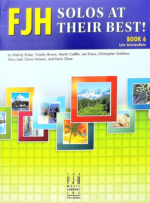 FJH Solos at Their Best! Book 6 - Late Intermediate Piano | Reverb