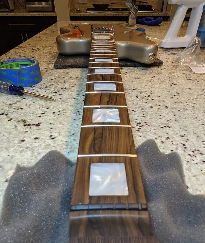 Warmoth Baritone Conversion Stratocaster Neck 2021 Wenge | Reverb