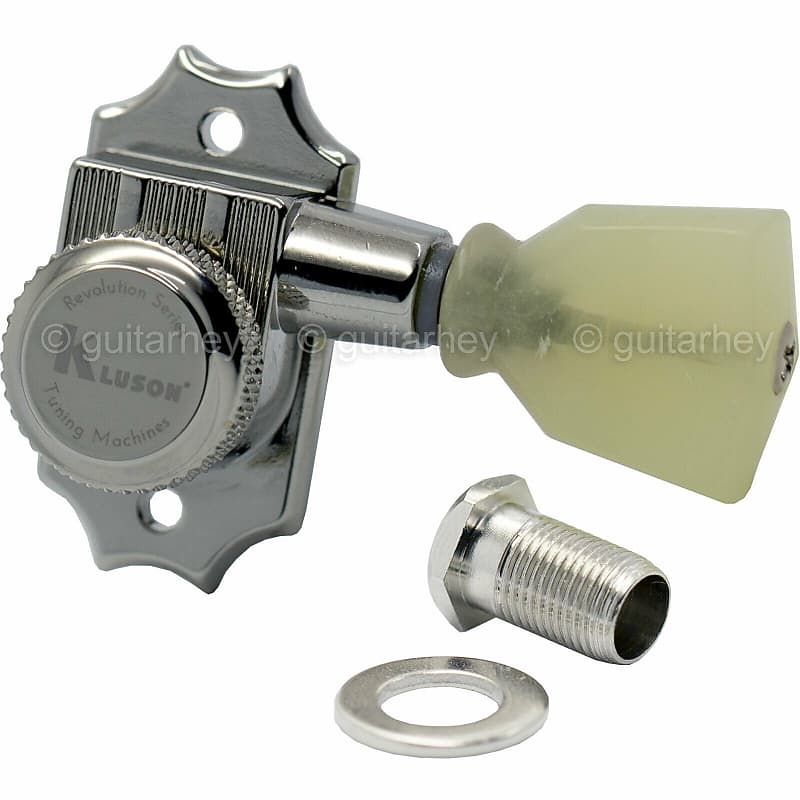 NEW Kluson Revolution Locking Tuners Pearloid Keystone | Reverb