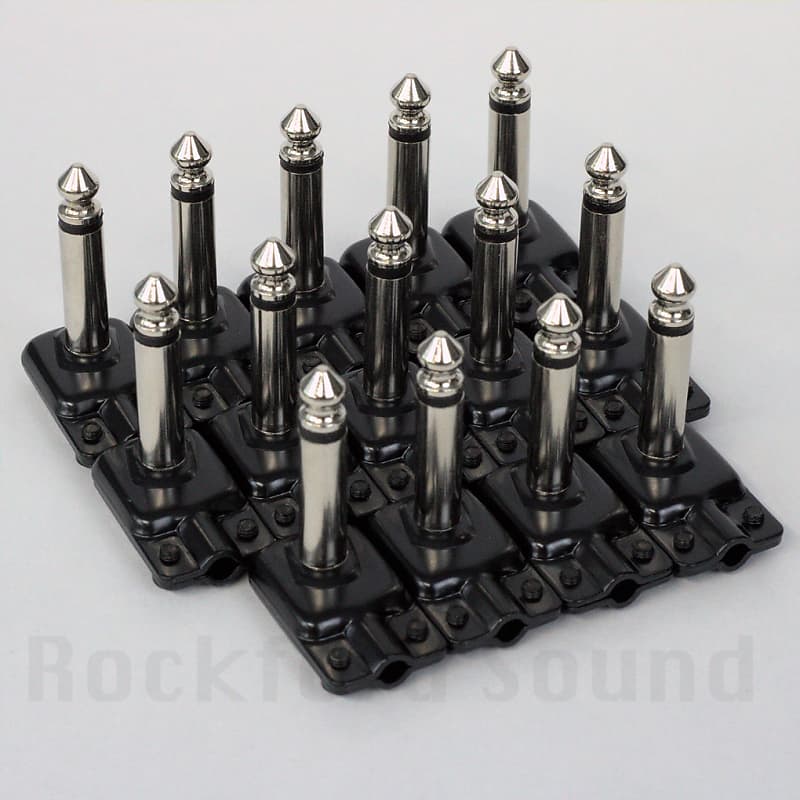 Squareplug SP400BK – 14 pcs Low-Profile ¼” Right Angle | Reverb