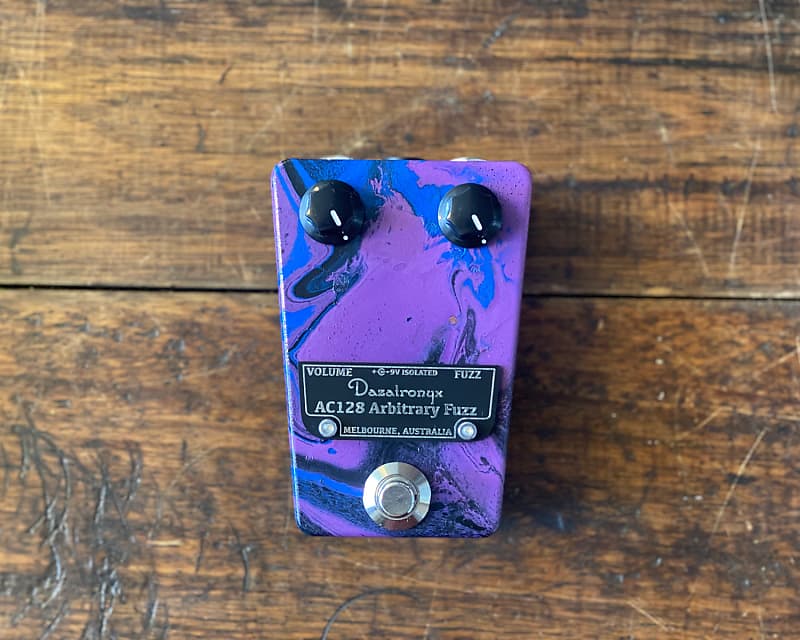 Limited Edition Swirly Finish Dazatronyx AC128 Arbitrary Fuzz | Reverb