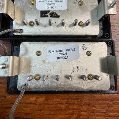 Gibson Custom Burstbucker Alnico 2 Slash set Black pre | Reverb