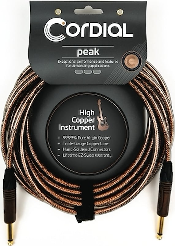 Premium High-Copper Instrument Metal Cable - Peak Series 6 | Reverb