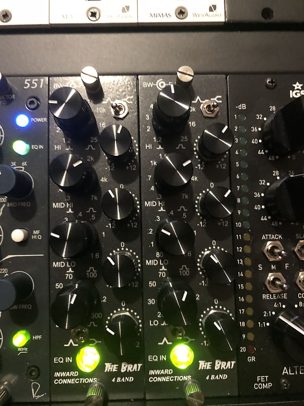 Inward Connections The Brat 4-Band 500 Series EQ (Pair) | Reverb