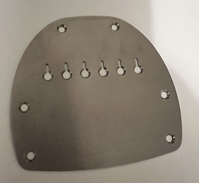Brushed Finish Jazzmaster/Jaguar Hardtail Conversion Plate - | Reverb