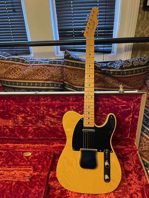 Fender Custom shop 53 Telecaster butterscotch NOS | Reverb UK