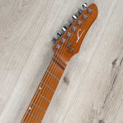 Legator Opus Series OT7F 7-String Multi-Scale Guitar, Roasted | Reverb