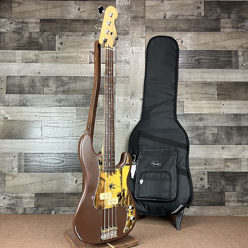 Fender Standard Precision Bass - Custom Paint w/ Hawaii | Reverb