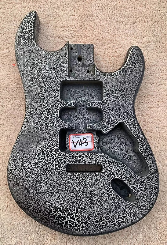Black DIY Project Guitar Body, HSH Project | Reverb