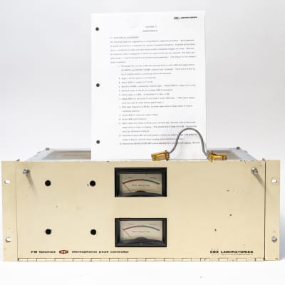 CBS Laboratories FM Volumax 411 Stereophonic Peak Limiter | Reverb