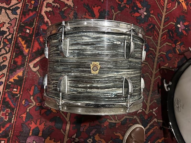 1960s Ludwig 8x12 oyster blue pearl vintage tom | Reverb Australia
