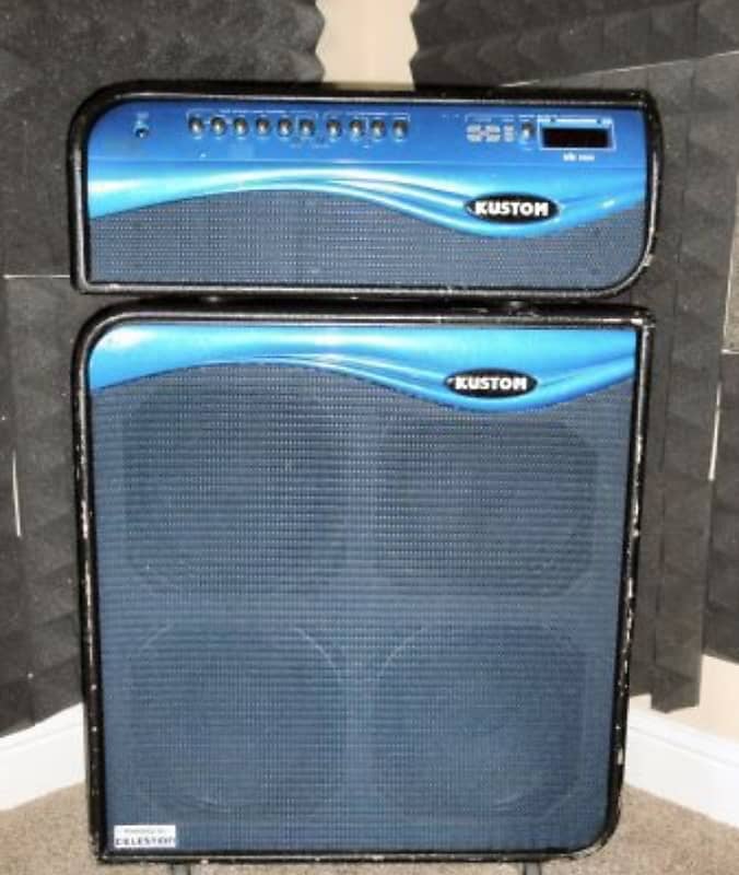 Kustom Wav 1000 w/ 4x12 Cabinet & Case/Cover | Reverb