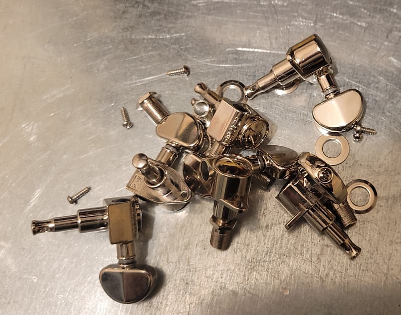 Grover Nickel Tuners for Les Paul or SG | Reverb