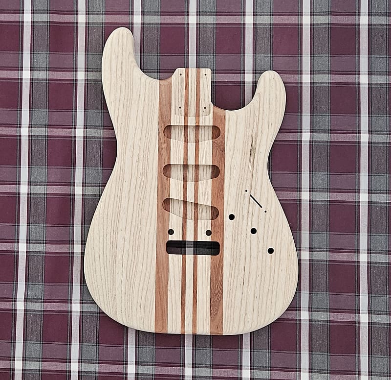 Woodtech Routing - 2 pc. Swamp Ash - Rear Controls - | Reverb