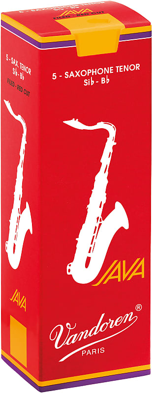 Vandoren Java ''Filed - Red Cut'' Tenor Sax, Box of 5 - | Reverb UK