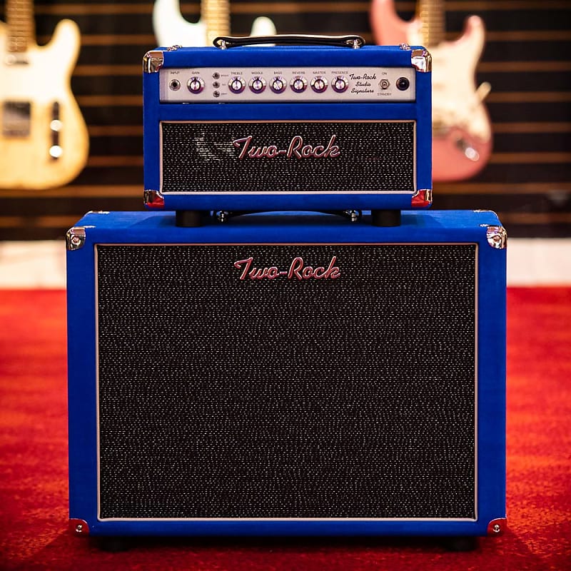 Two Rock Studio Signature Head and Matching 1×12 Cab - Royal | Reverb