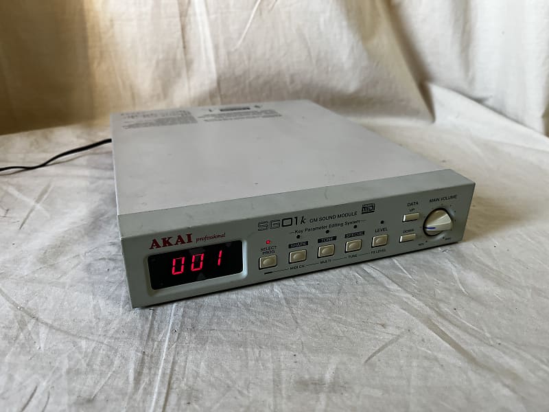 AKAI SG01k GM Sound Module New internal battery!! w/ power | Reverb