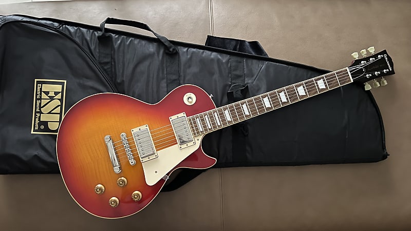 ESP Edwards MIJ Les Paul Style E-LP-125SD 2015 - Cherry | Reverb