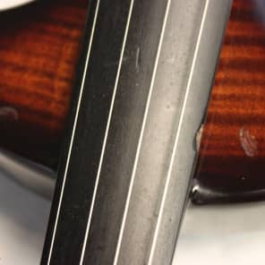 Rogue Electric 4/4 Violin w Case & Bow, Hardwood Body, Flame | Reverb