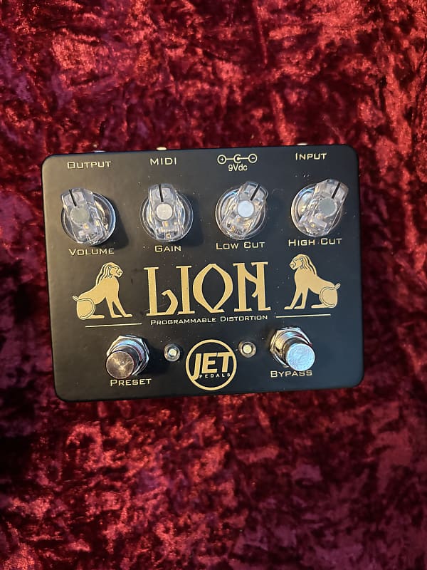 Jet Pedals Lion Distortion 2024 - Black/Gold | Reverb