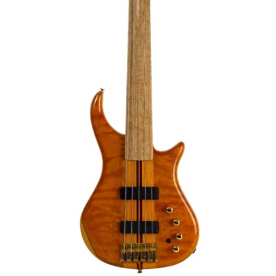 2005 Pedulla Thunderbolt 5-String Fretless Bass Natural with | Reverb