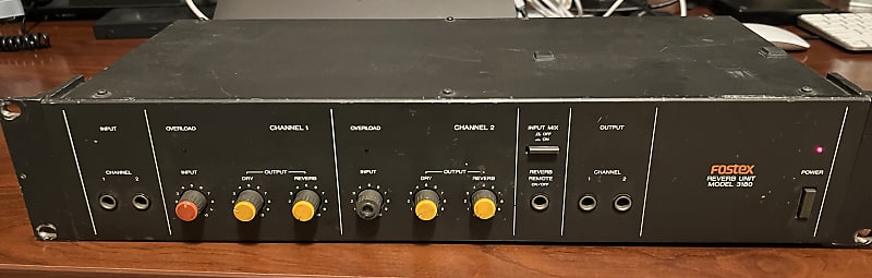 Fostex 3180 Analog Stereo Spring Reverb - Rackmount | Reverb