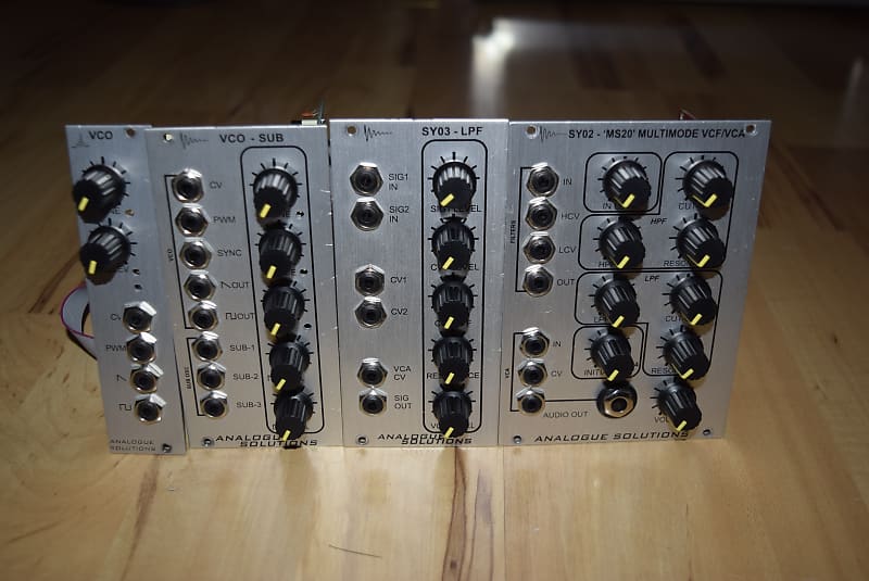 Analogue Solutions VCO, VCO-SUB, MS-20 VCF/VCA, LPF 2010 | Reverb