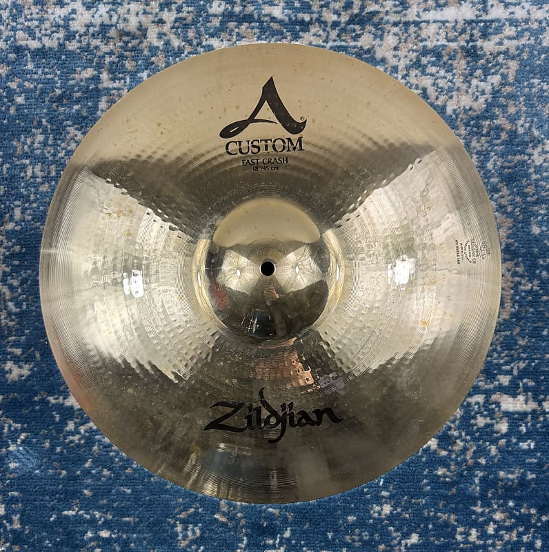 VIDEO! 18” Zildjian A Custom Fast Crash 1222g | Reverb