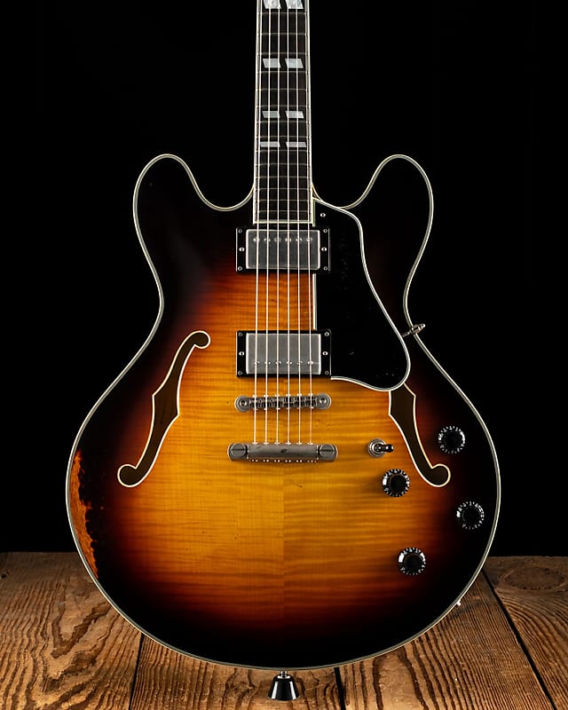 Eastman T59/v Thinline - Antique Sunburst - Free Shipping | Reverb