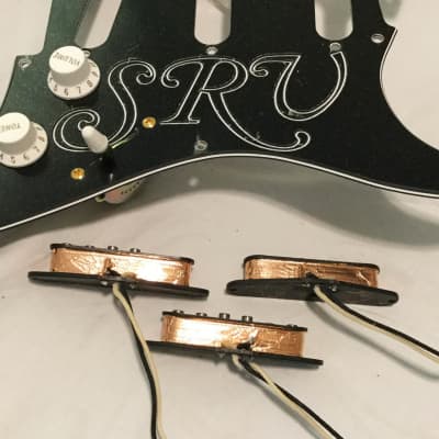 Genuine Fender Stratocaster SRV Pickguard Custom Hand Wound | Reverb