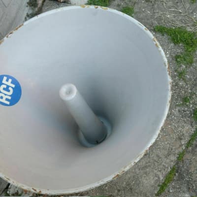 50s 60s vintage RCF stadium military public address horn | Reverb