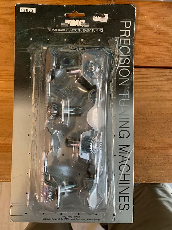 Ping Precision PF-Style 4-left Chrome Bass Tuning Machines | Reverb