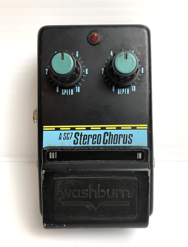 Vintage Washburn ASC7 Stereo Chorus Guitar Pedal | Reverb