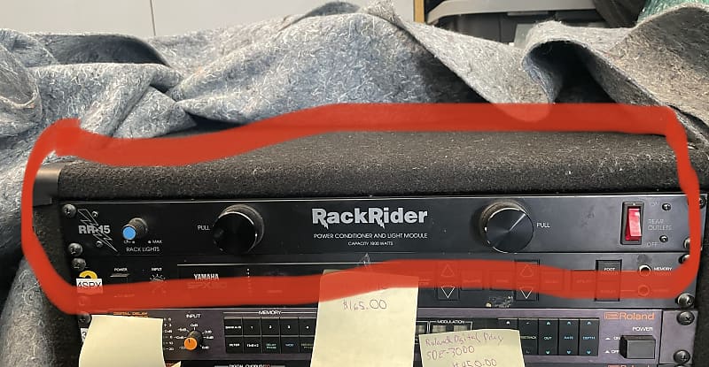 Rack Rider Power Conditioner and light module RR-15 Capacity | Reverb