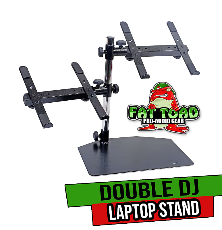 FAT TOAD Double DJ Laptop Stand (Table-Top PRO Edition) – 2 | Reverb