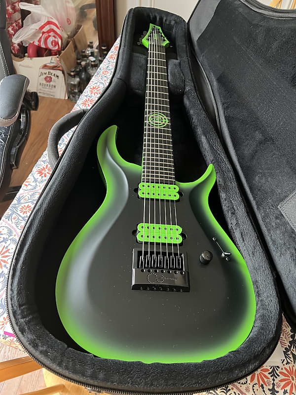 Kiesel Andy James Signature AJ7E Seven String - Racing Green | Reverb