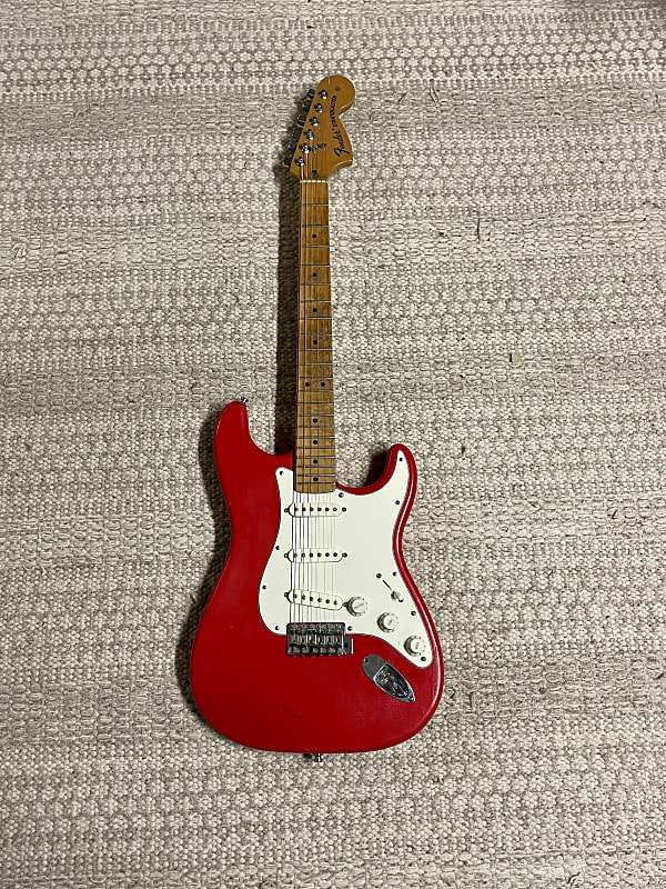 2002 Fender Stratocaster 70s Reissue - Red | Reverb