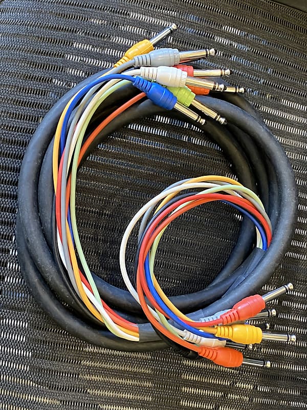 8-Channel 1/4" TR Snake Cables - 8ft | Reverb