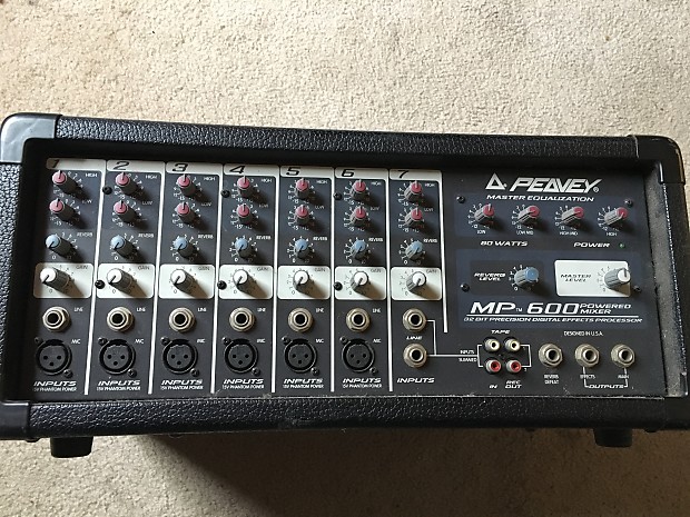 Peavey MP 600 Powered Mixer Black | Reverb