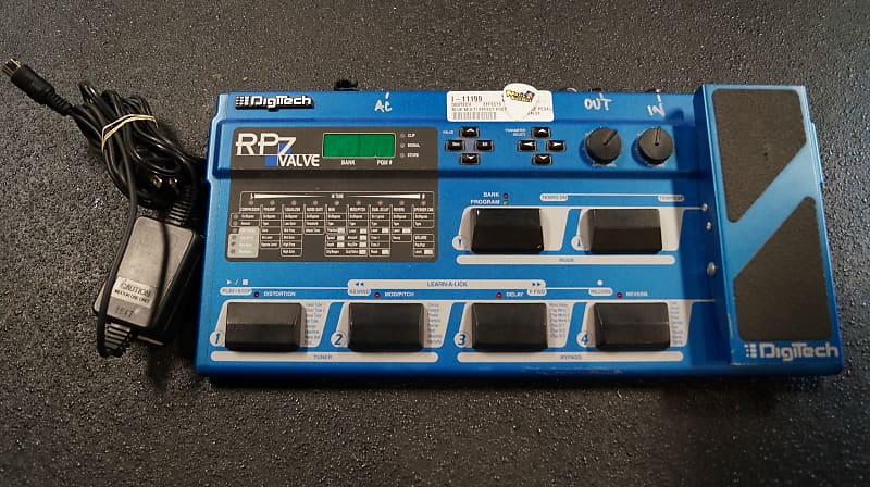 Digitech RP7 Valve Multi-FX Processor w/Power Supply! | Reverb