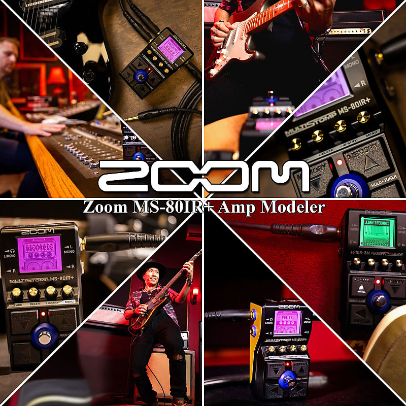 Zoom MS-80IR+ MultiStomp Amp & Cabinet Modeler Pedal | Reverb