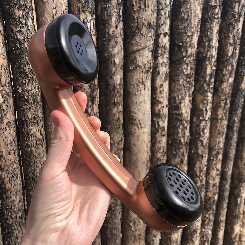 Vintage Copper Ukrainian LoFi telephone microphone. Mic is in | Reverb